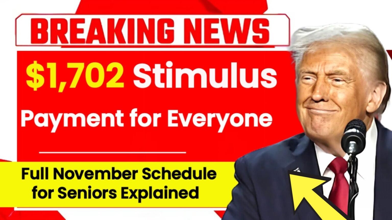 $1,702 Stimulus Payment for Everyone: Full November 2025 Schedule for ...