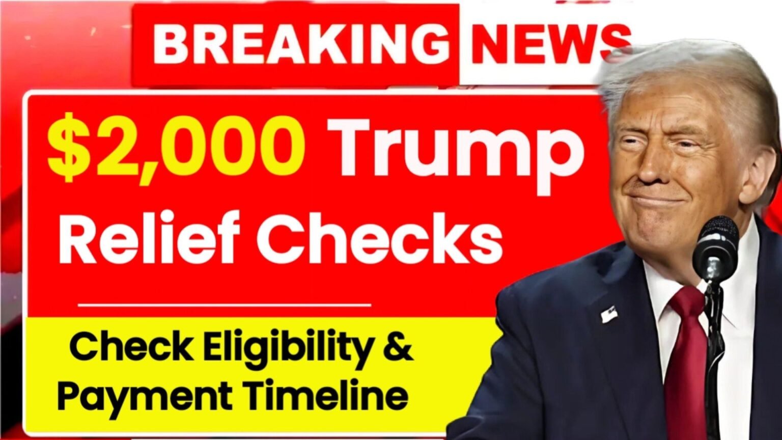 $2,000 Trump Relief Checks in December: Eligibility, Payment Timeline ...